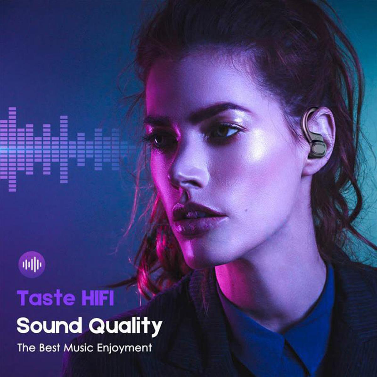 TWS Bluetooth Headset With Microphone Sports Ear Hook LED Display ...