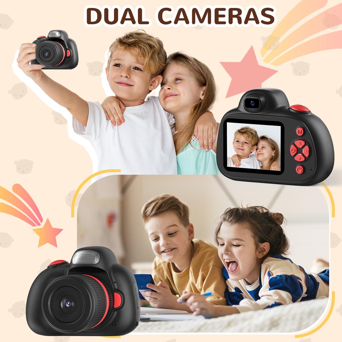 Digitale Camera voor Kinderen met Dual 48MP Camera's Auto Focus voor 3 ...