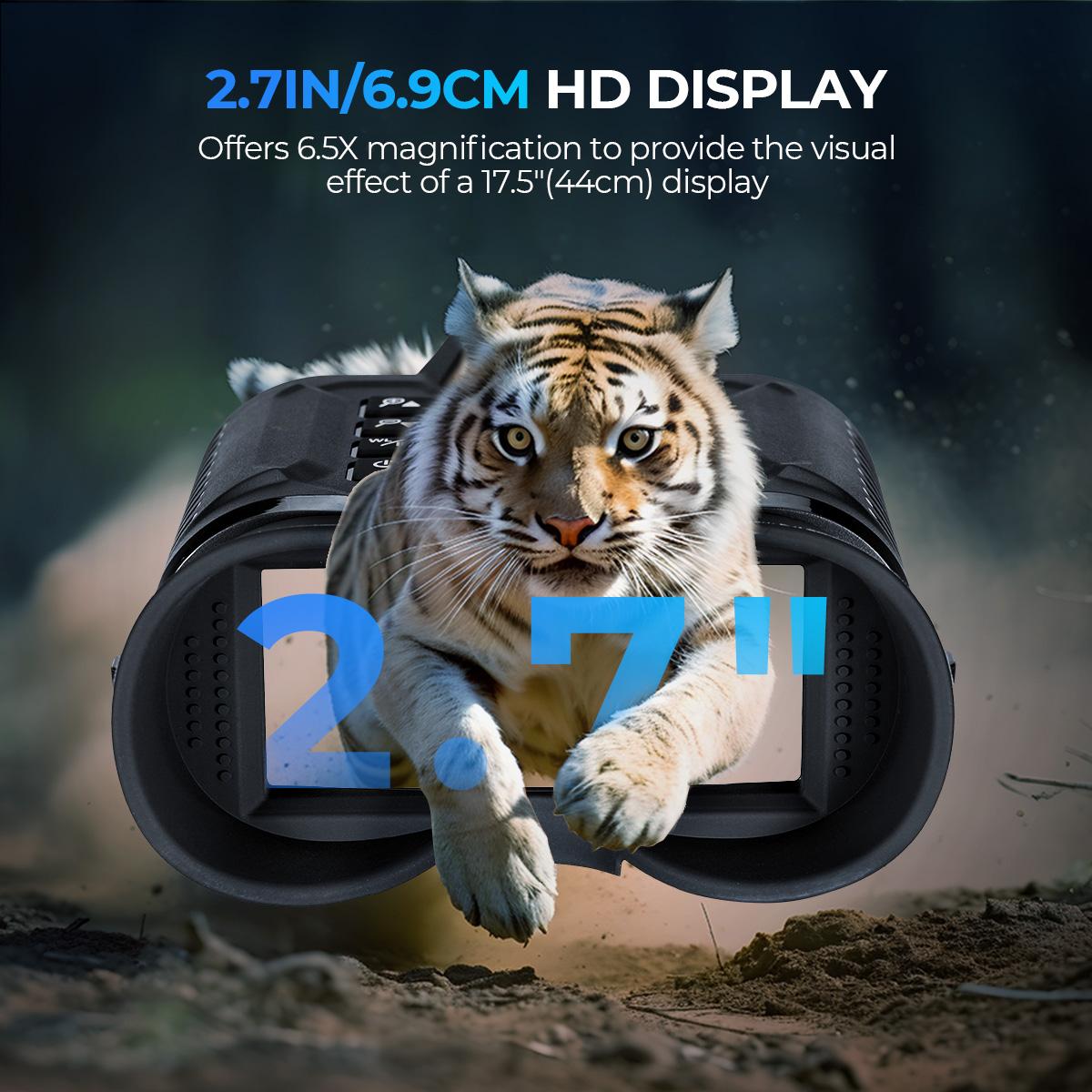 Gafas de Visión Nocturna por Infrarrojos para Casco con Zoom Digital 4K ...