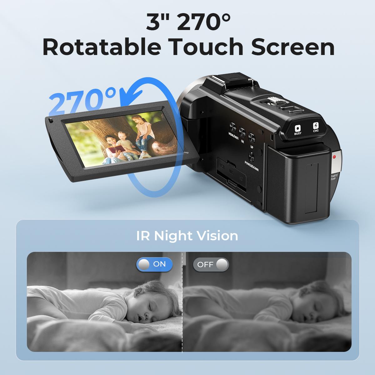 Night Vision Camcorder | Night Vision Video Camera - K&F Concept