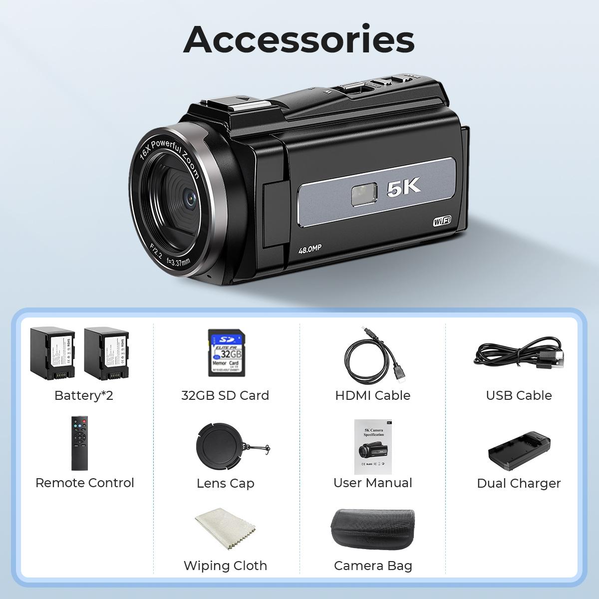 Night Vision Camcorder | Night Vision Video Camera - K&F Concept