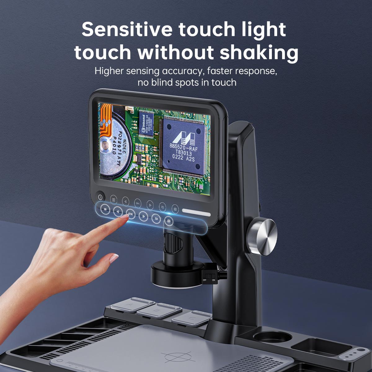 7-inch full focus high-definition electron Digital Microscope, 12 ...