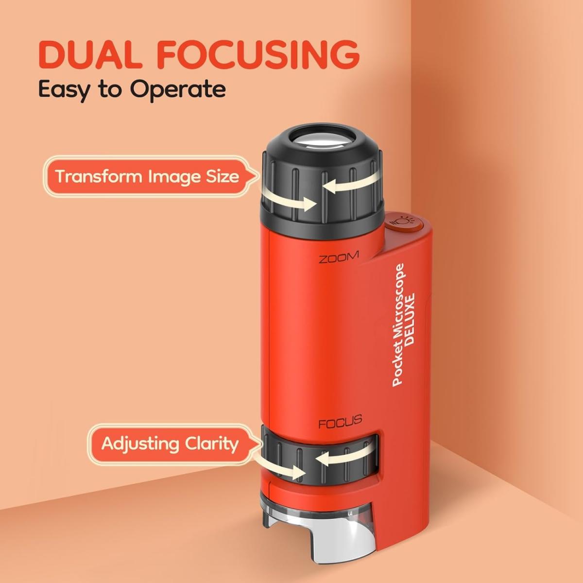 Mini Handheld Microscope 60X-120X - K&F Concept