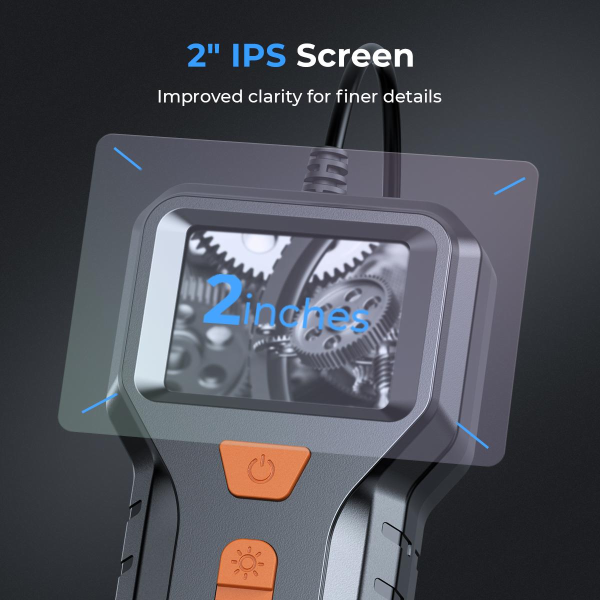 Kentfaith 5m/16.4ft Small Inspection Camera with 1080P Image 2600mAh ...