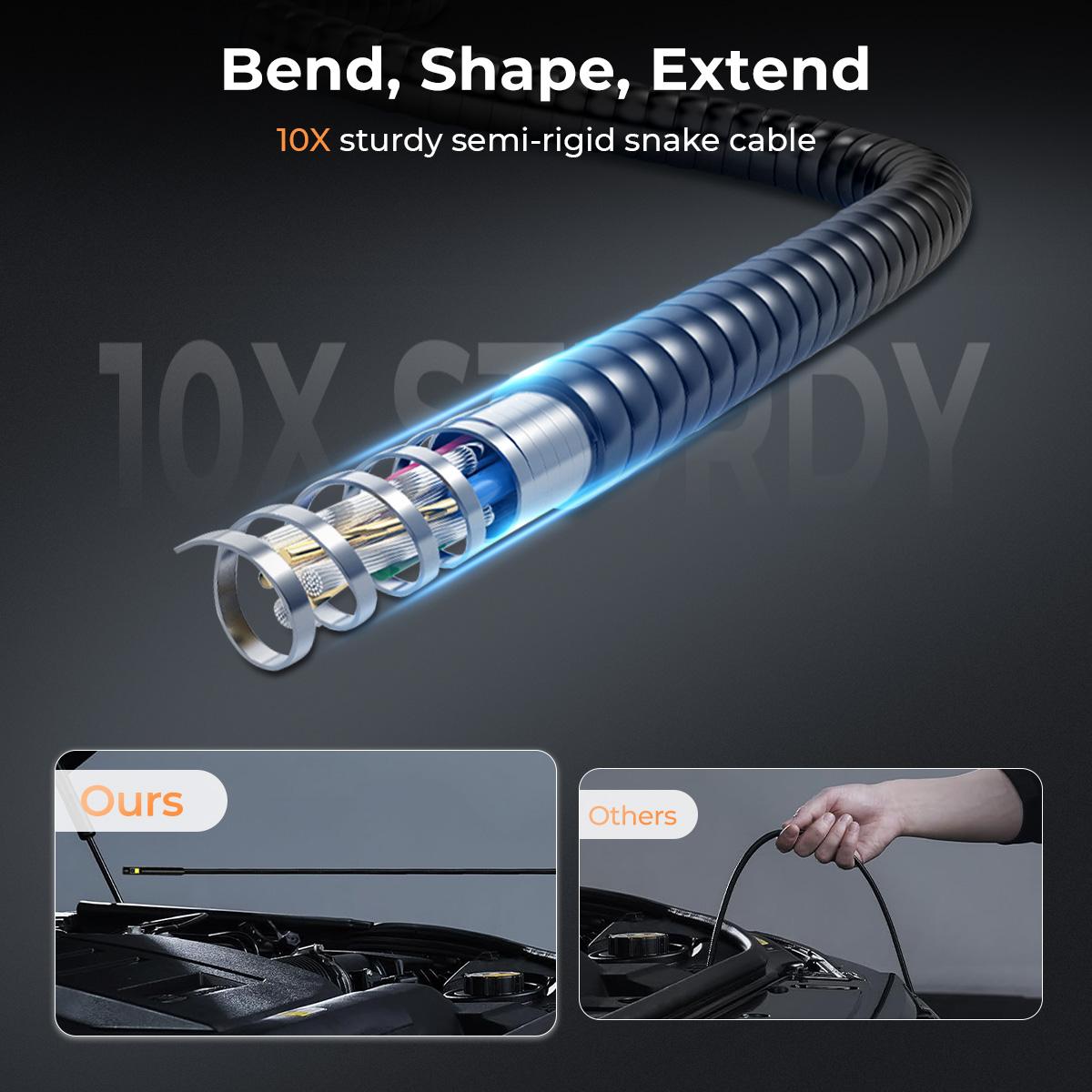 Vehicle Inspection Camera | Articulating Borescope - K&F Concept