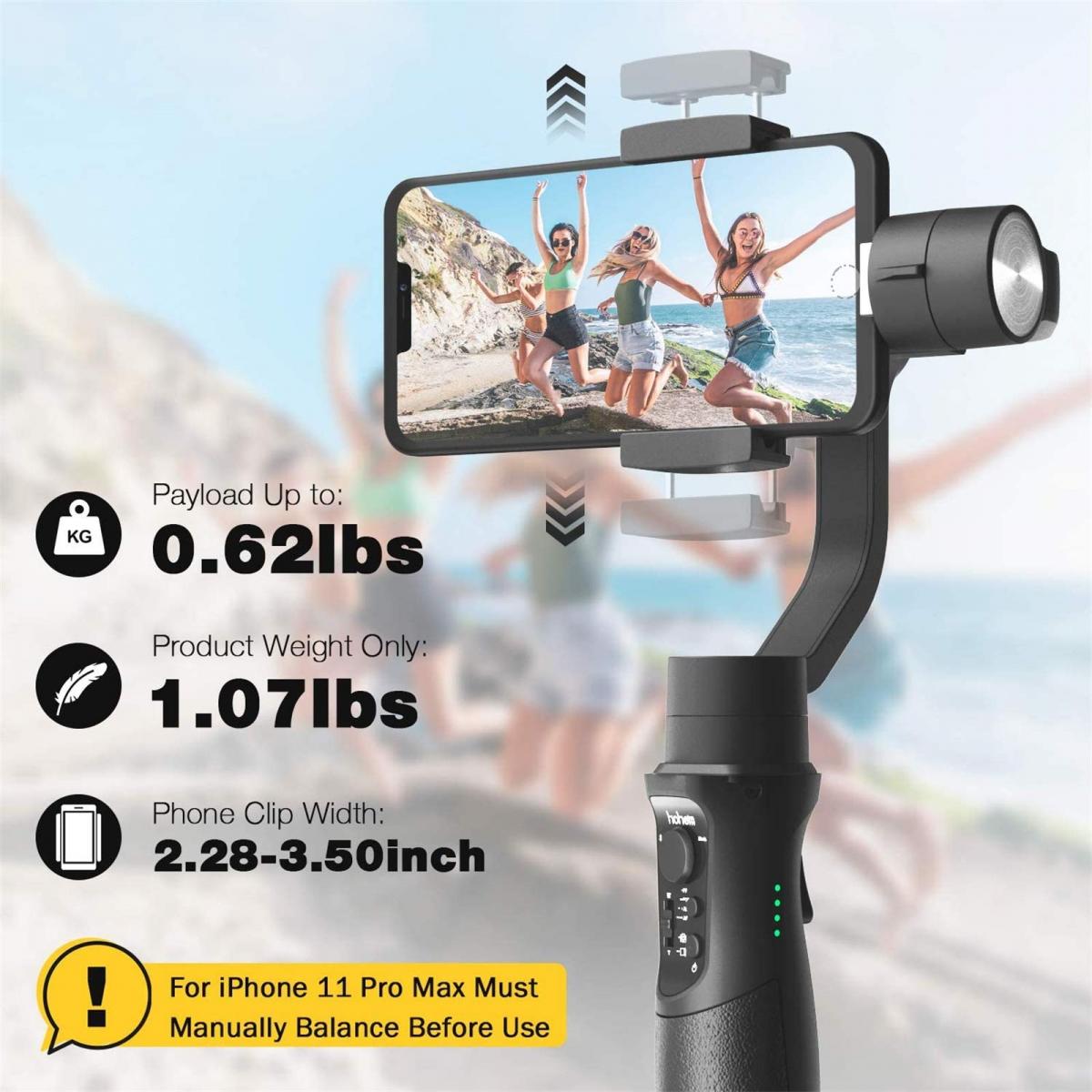 Gimbal Movil Hohem iSteady Mobile Plus - K&F Concept