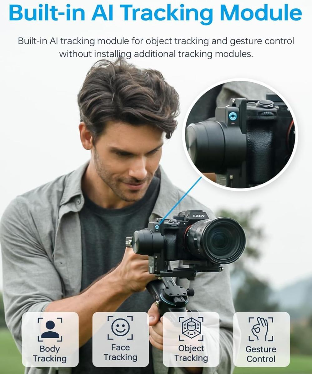FeiyuTech SCORP 2 KIT Gimbal Estabilizador para DSLR e câmera sem ...