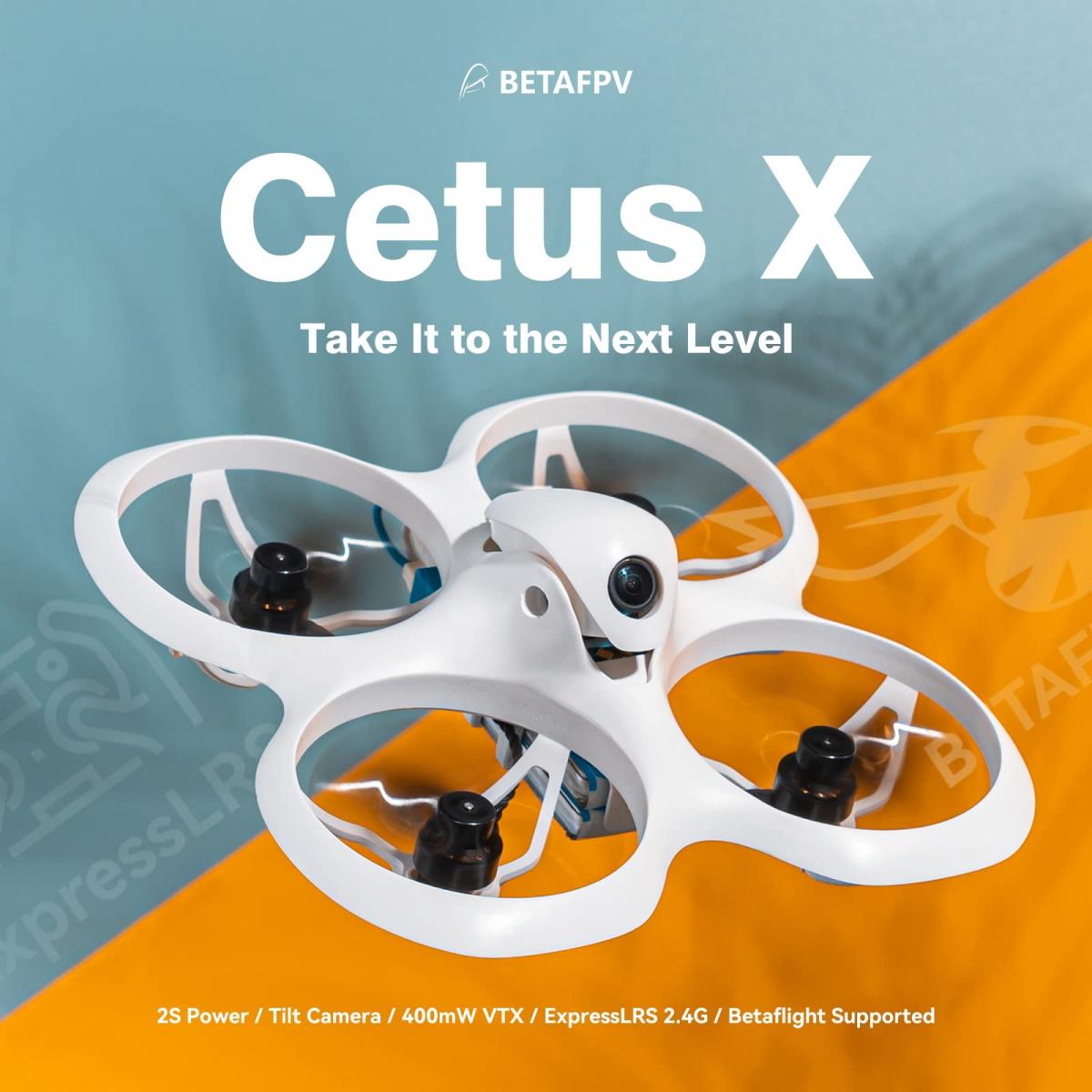 BETAFPV ELRS Cetus X FPV Drone Kit with LiteRadio 3 Radio Transmitter VR03 FPV Goggles with DVR ...