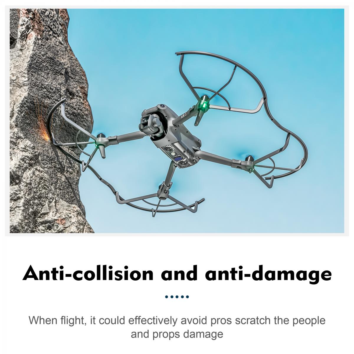 DJI Air 3 Propeller Guard, Quick Release Removable Propeller Protector ...