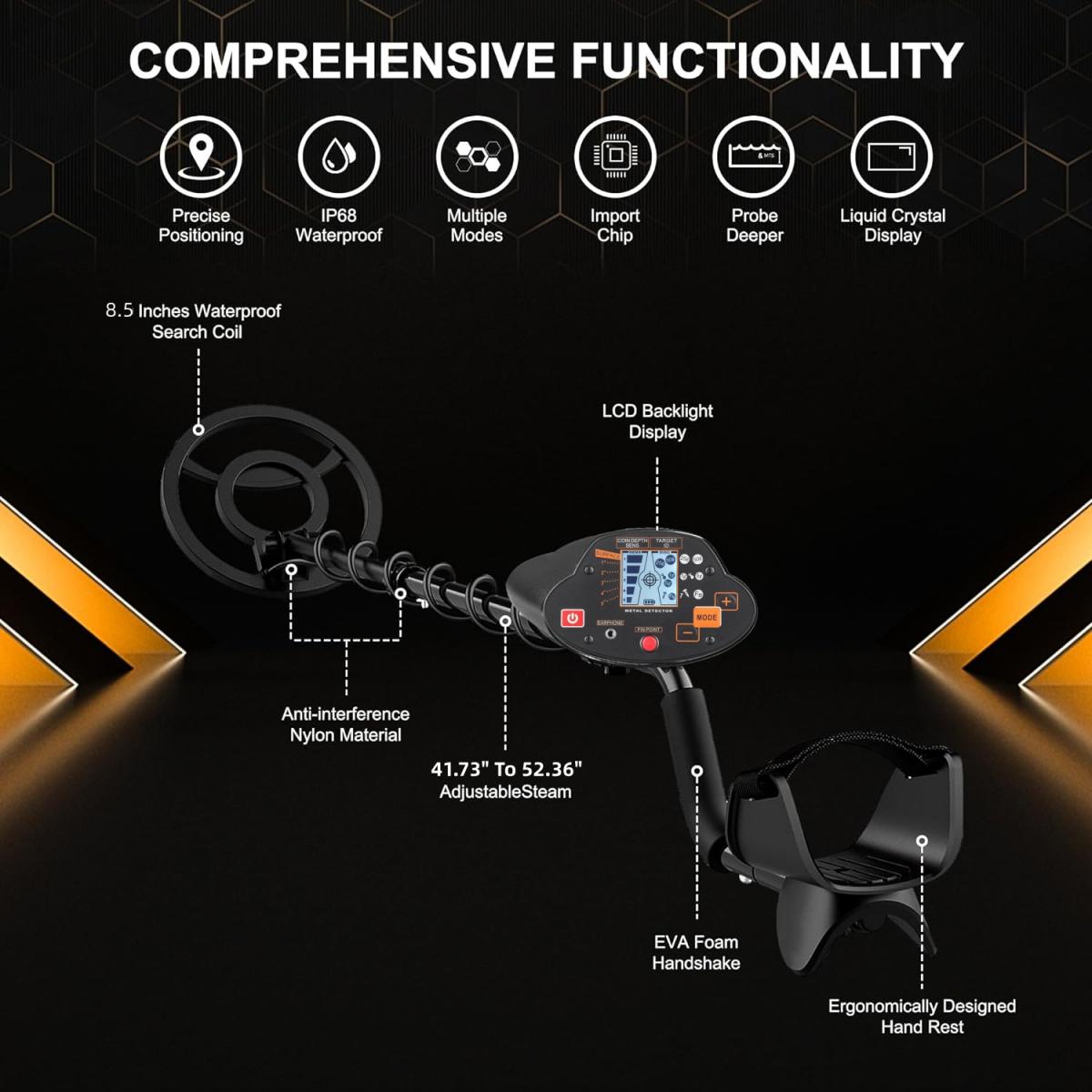 Metaaldetector Volwassenen | Kentfaith - K&F Concept