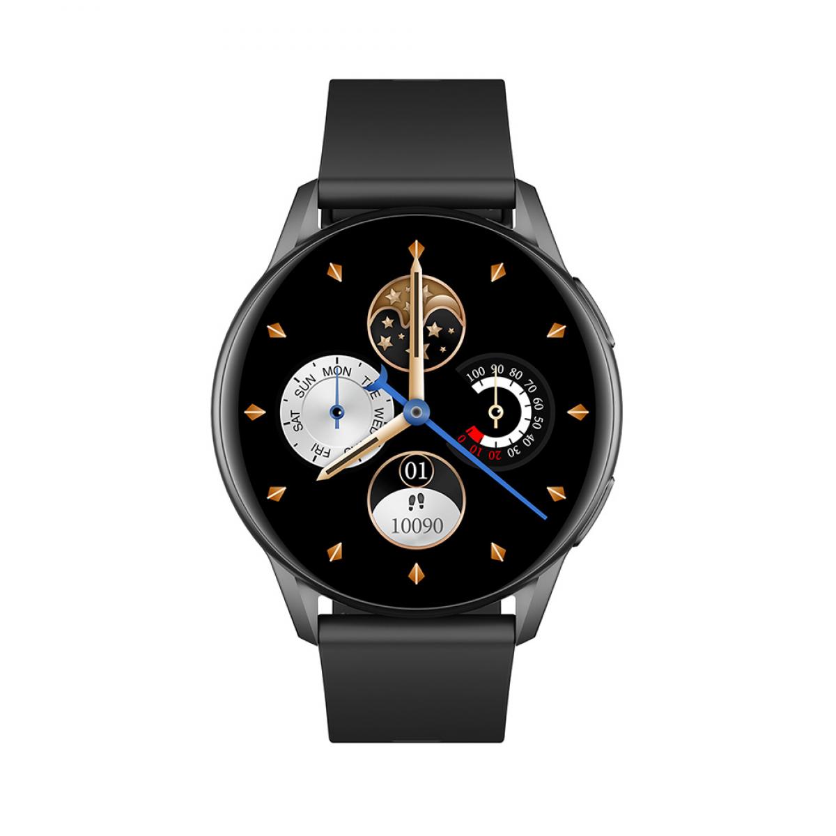 KW16 1.32-inch smartwatch met rond scherm ondersteunt hartslagmeting ...