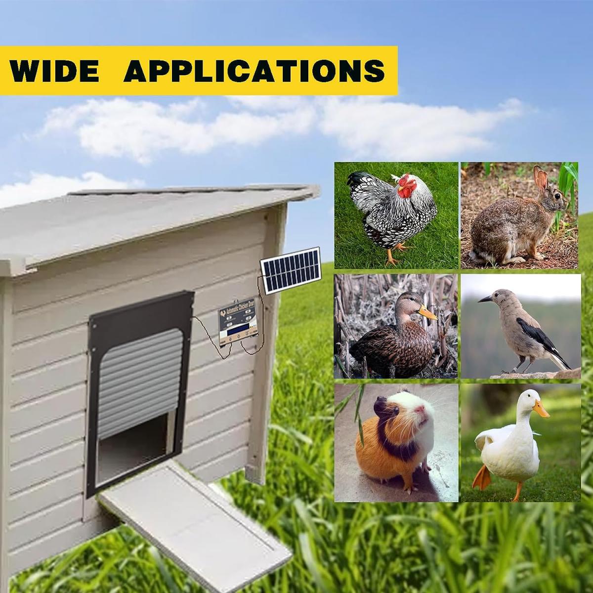 Electric Chicken Coop Door - K&F Concept