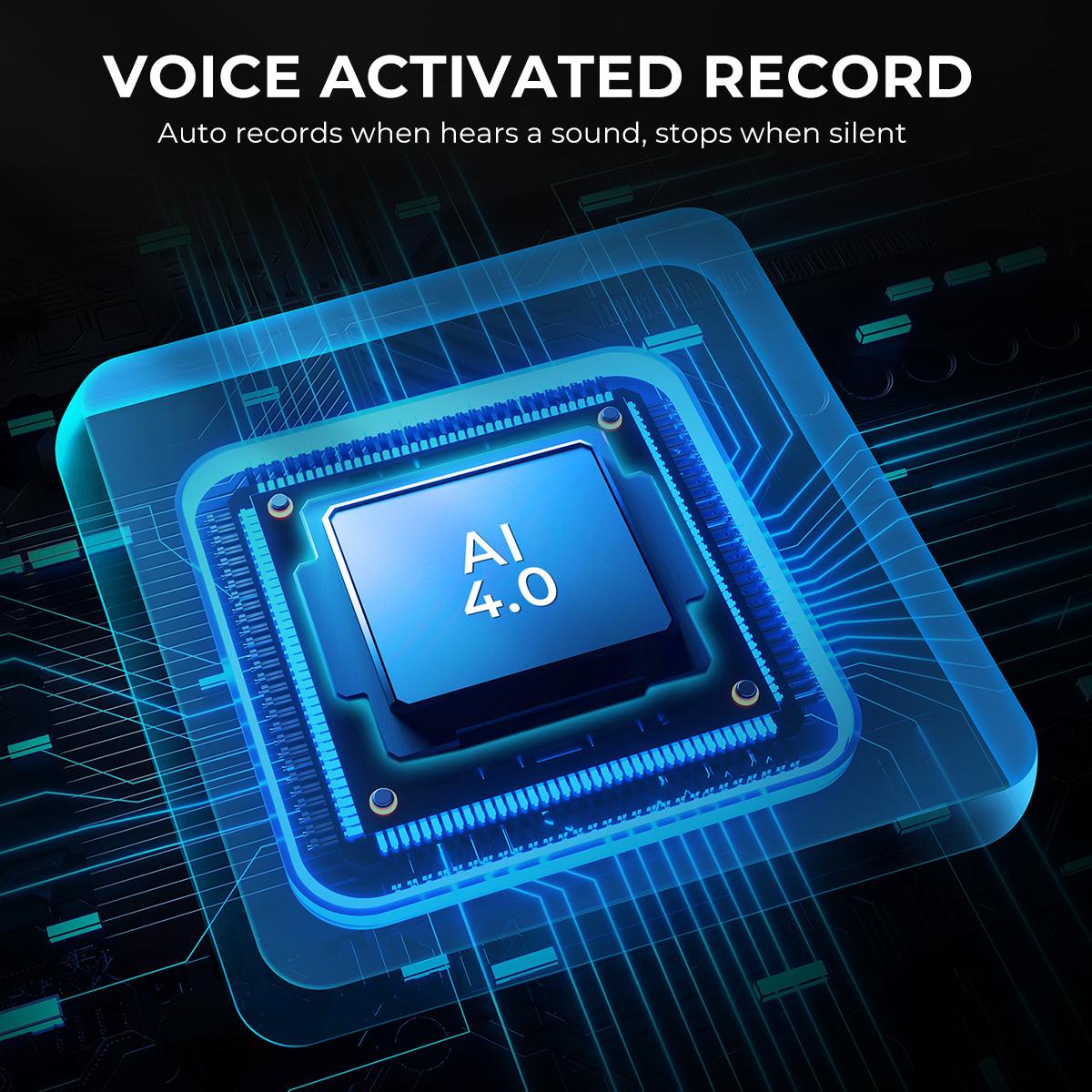 Magnetic Voice Recorder 128G 1600 - K&F Concept