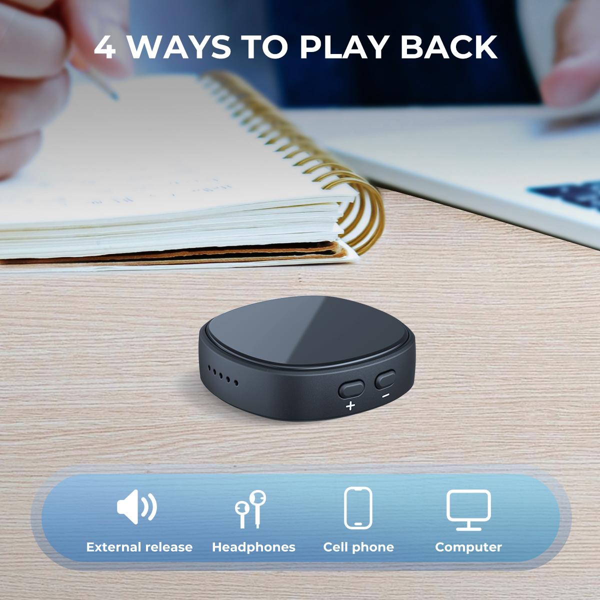 Magnetic Voice Recorder 128G 1600 - K&F Concept