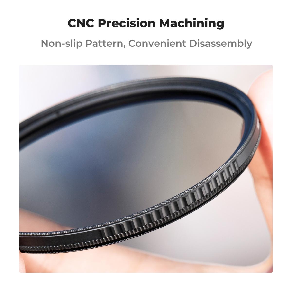 95mm Circular Polarizer Filter with Lens Cap Optical Glass Ultra Slim ...