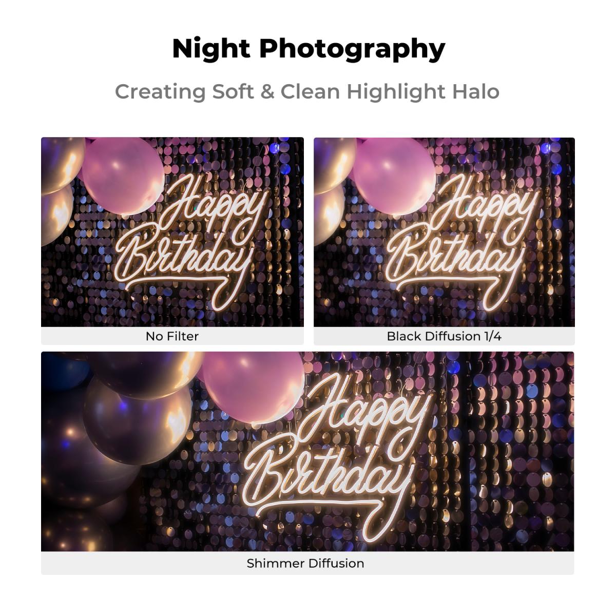 49mm Shimmer Diffusion 1 Filter Effect Filter Nano-Klear Series - K&F ...