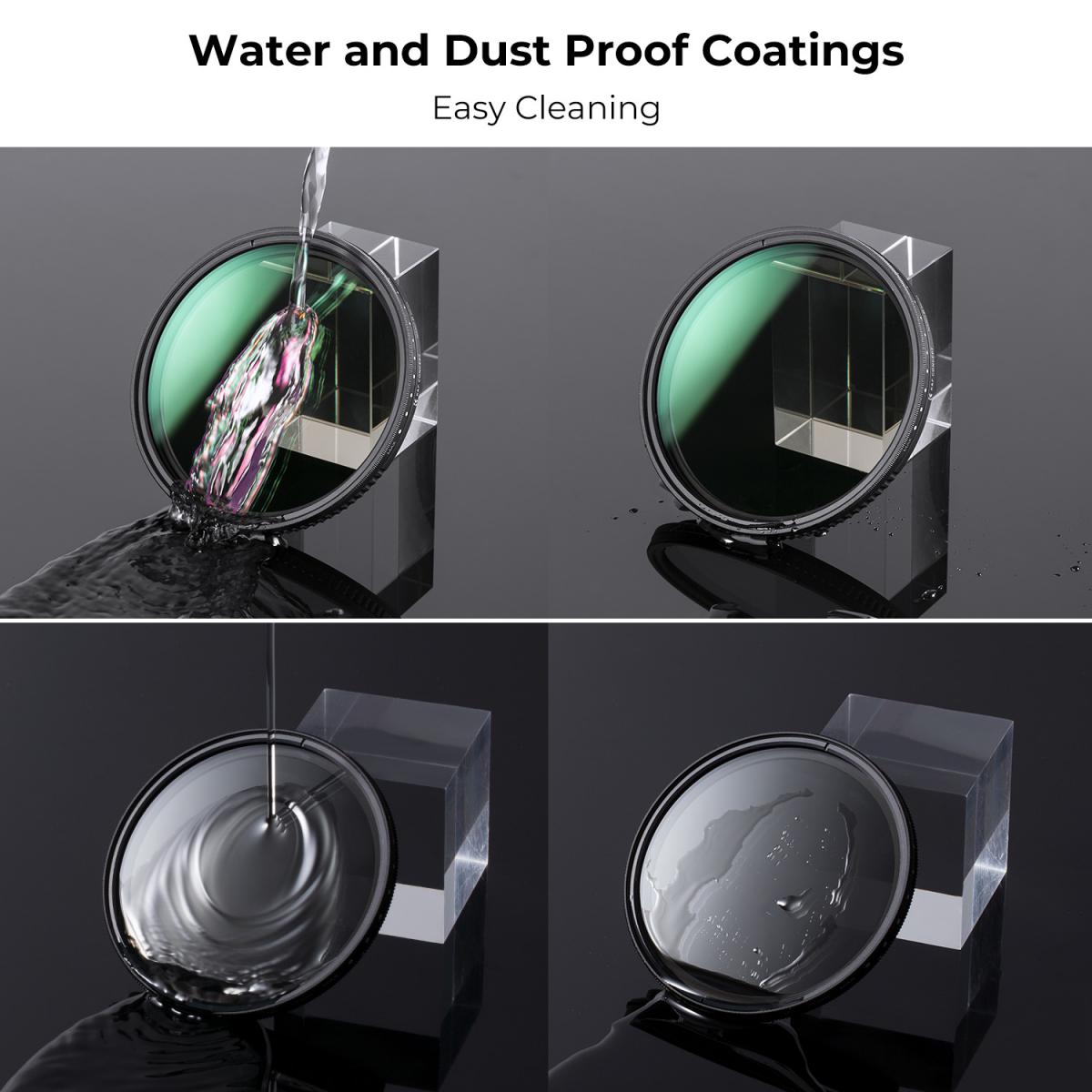 K&F Concept 67mm ND2-ND400 Variable Filter Nano D Series - K&F Concept