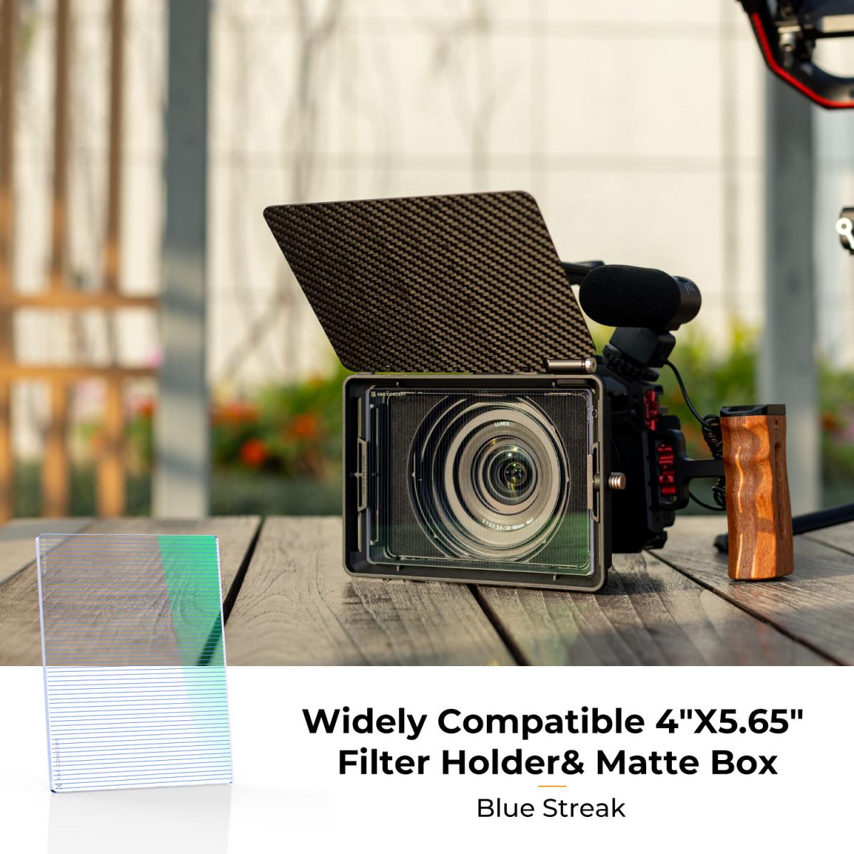 Filtro Blue Streak 4x5.65 para Matte Box Tilta SmallRig | K&F - K&F Concept
