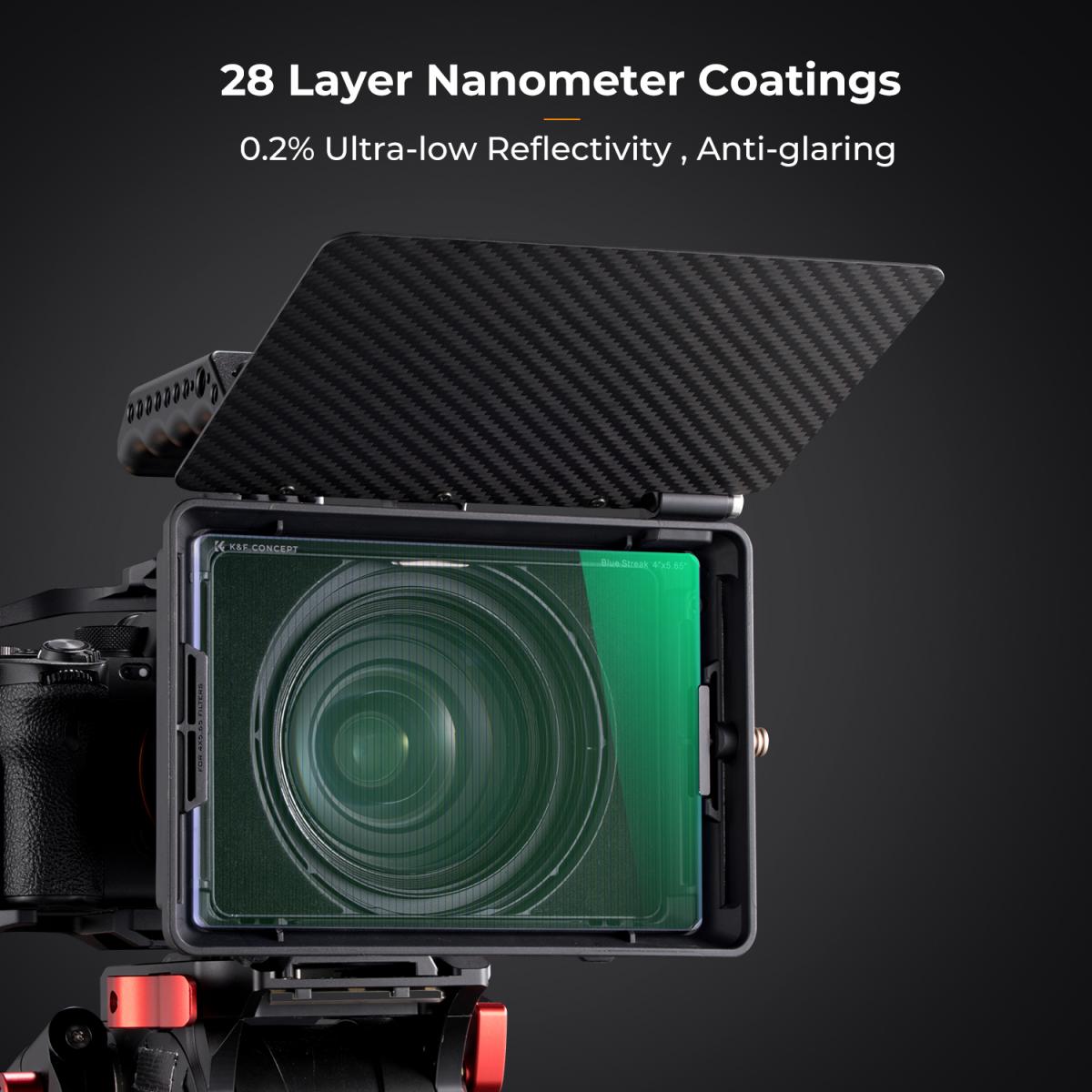 Filtro Blue Streak 4x5.65 para Matte Box Tilta SmallRig | K&F - K&F Concept