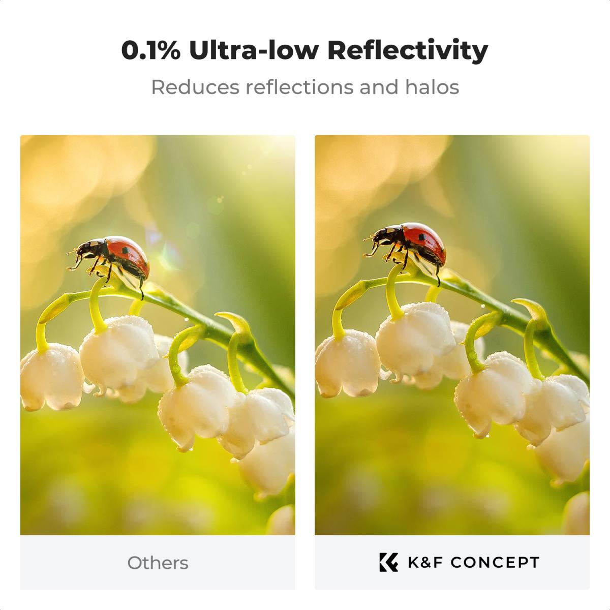 77mm UV Filter Ultra Low Reflection Tempered Glass Protection Lens ...