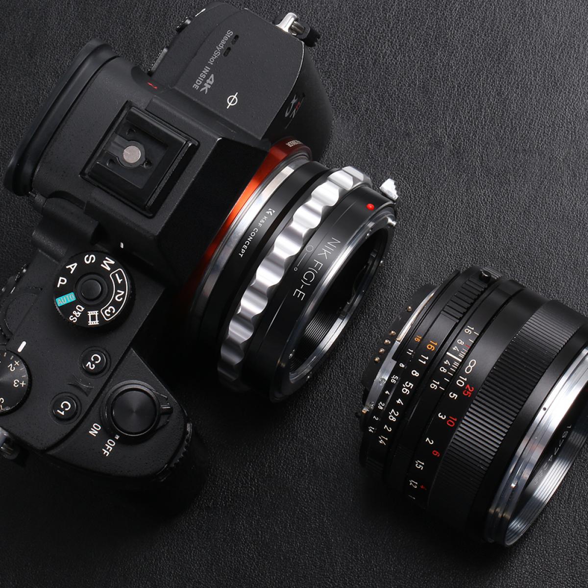 K&F Concept M18101 Nikon G/F/AI/AIS/D Lenses to Sony E Lens Mount ...