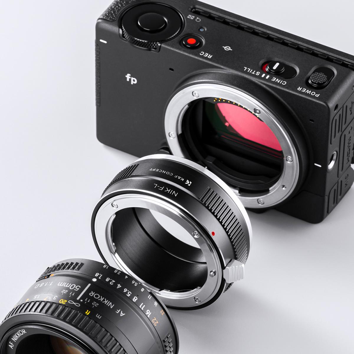 LENS ADAPTERS Nikon F-mount lens to Sigma, Leica, Panasonic L Camera ...