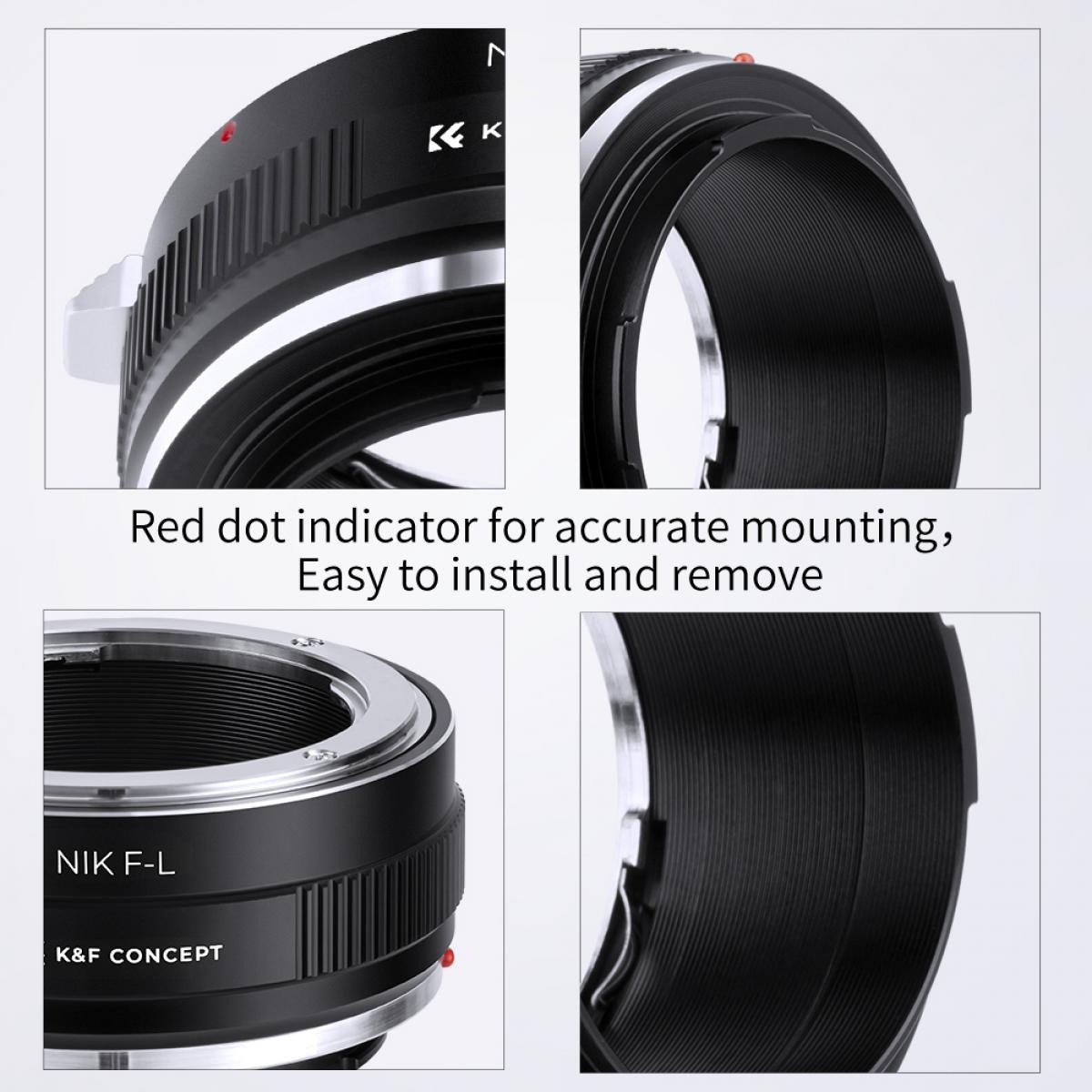 LENS ADAPTERS Nikon F-mount lens to Sigma, Leica, Panasonic L Camera ...