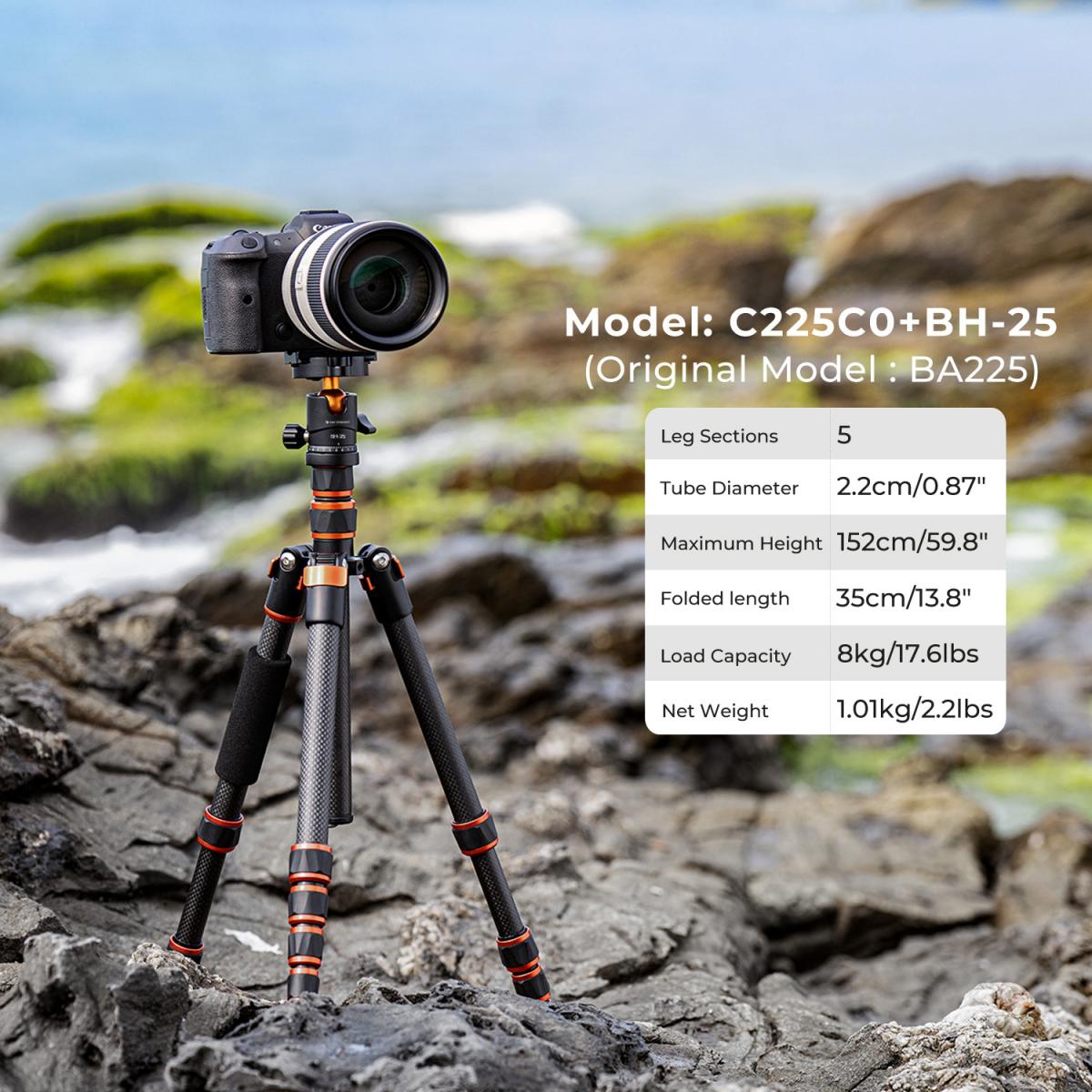 Carbon Fiber Camera Tripod| Lightweight Travel Camera Tripod ...