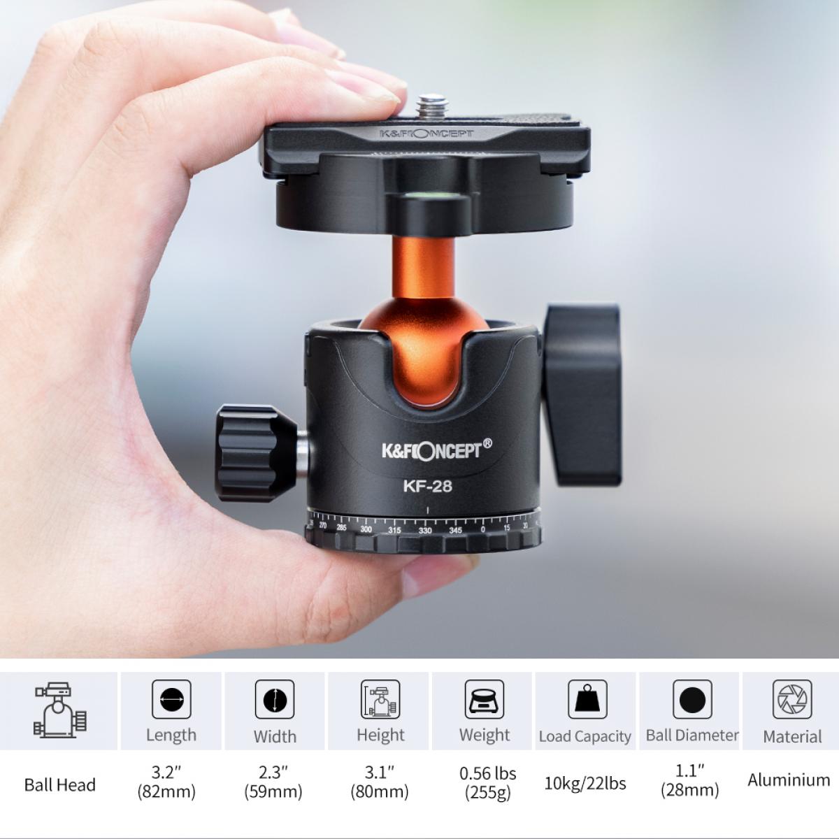 Trépied en Carbone 62,9''/160 cm - KENTFAITH