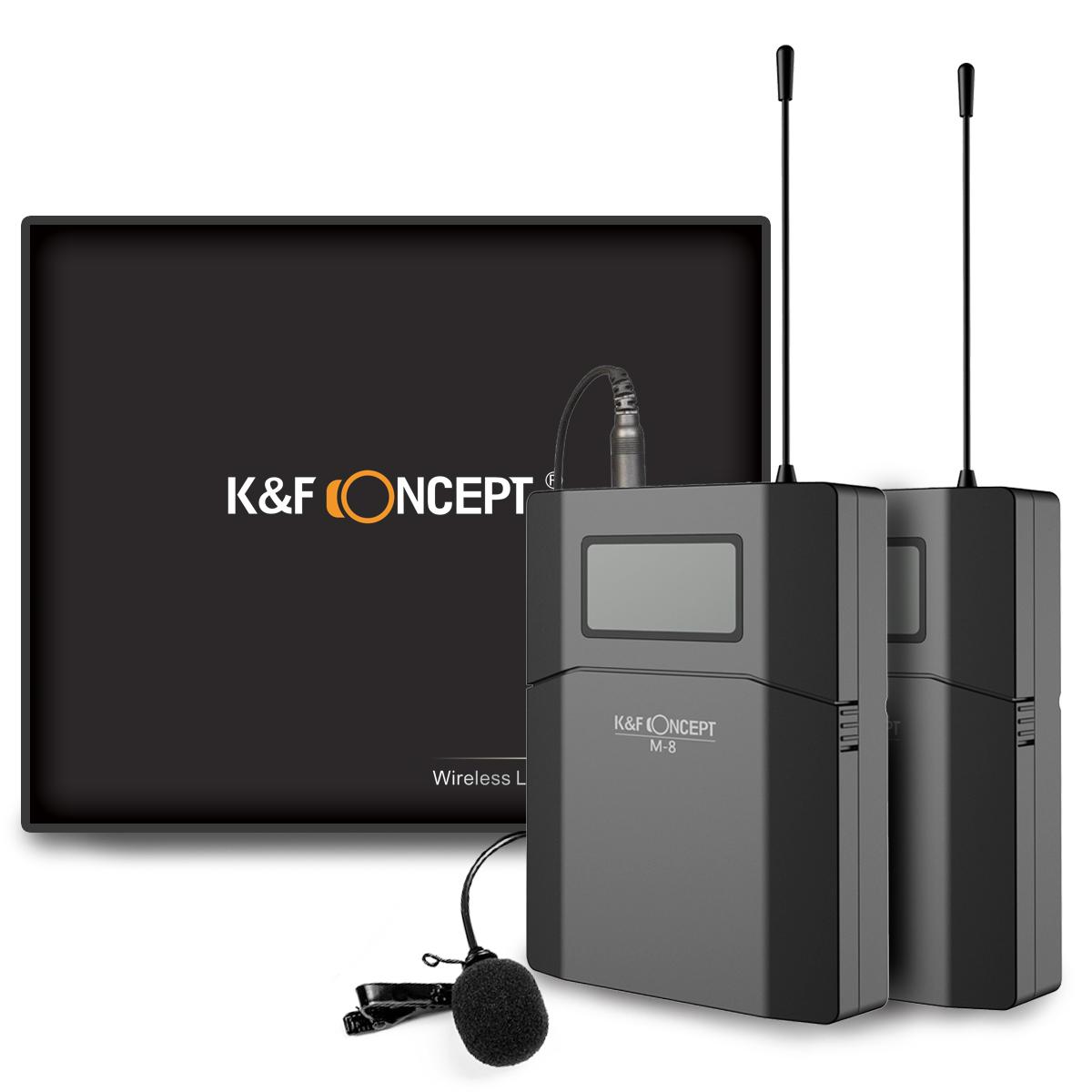 M8 UHF беспроводной Lavalier микрофон для видеокамеры и видеокамеры - K ...
