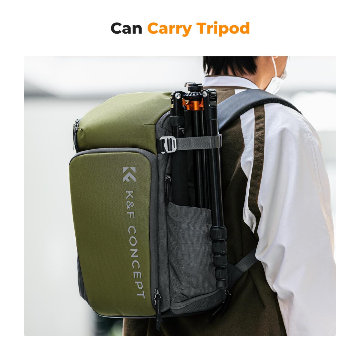 Zaino Fotografico Grande 25L 01（Verde | K&F Concept - K&F Concept