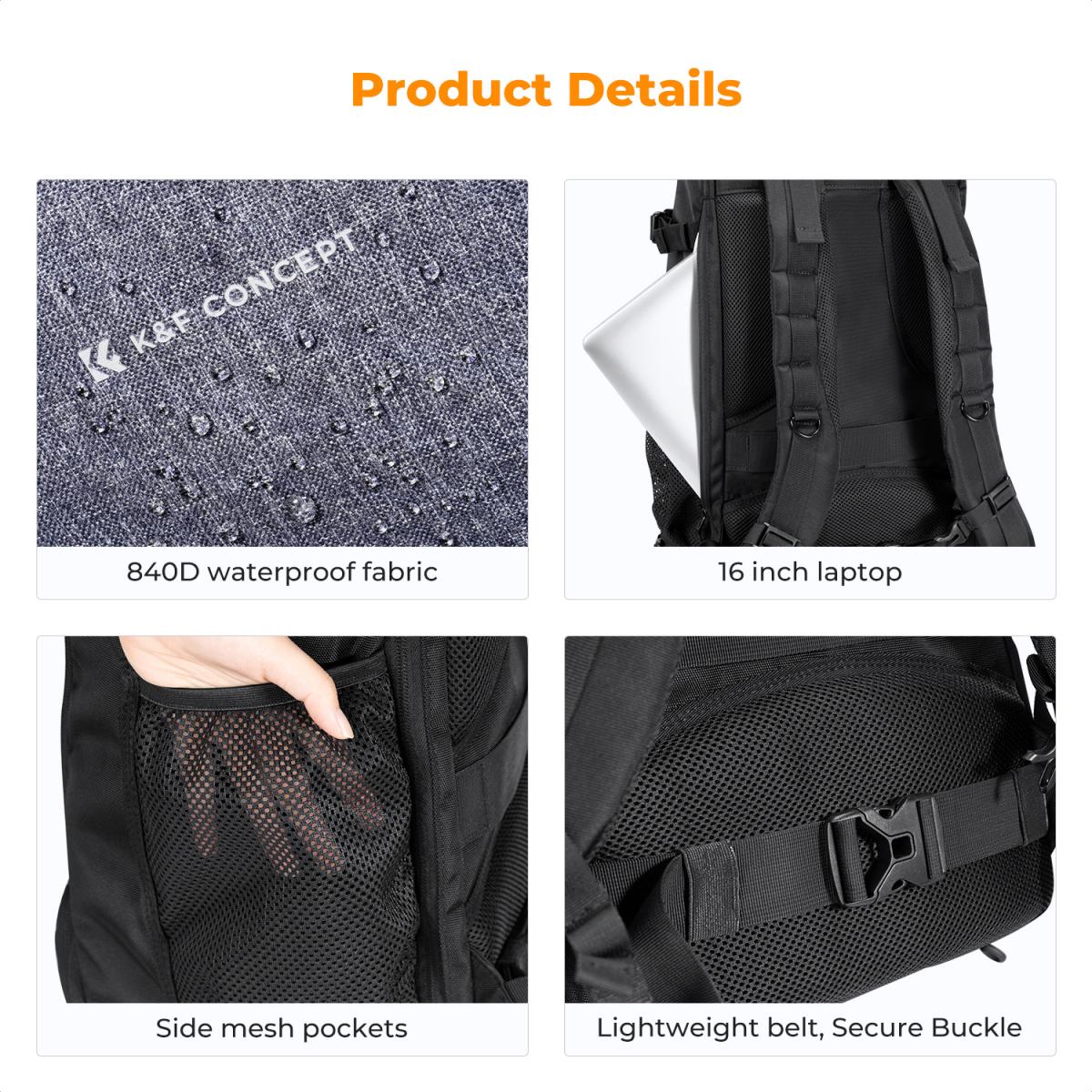 Travel Camera Backpack | Camera and Laptop Backpack - K&F Concept