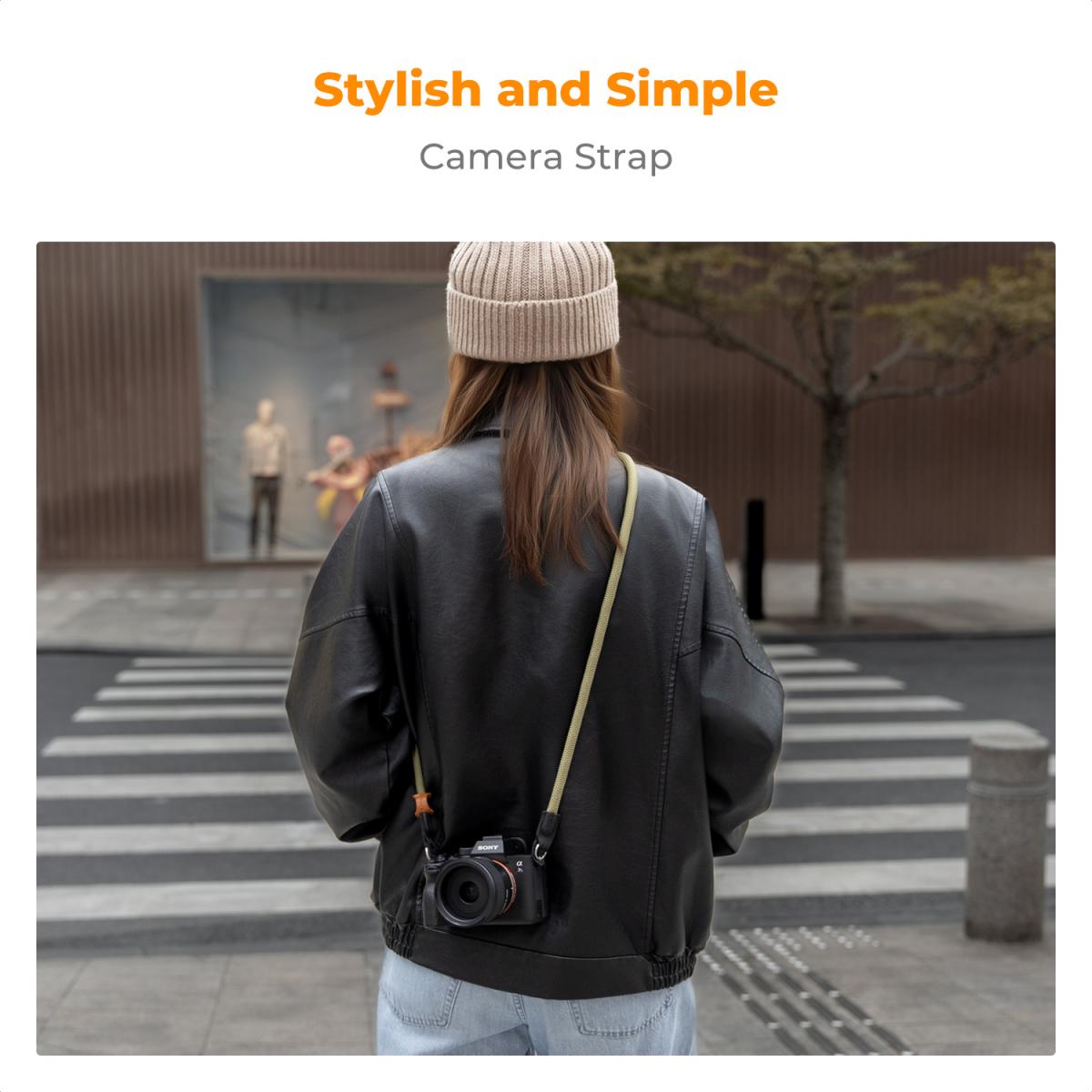 Camera Neck Strap Camera Shoulder Strap Urban Wander 05 Black - K&F Concept