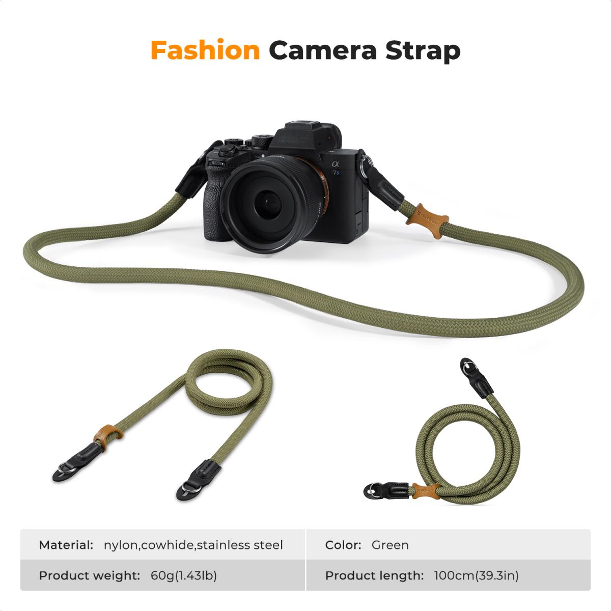 Camera Neck Strap Camera Shoulder Strap Urban Wander 05 Black - K&F Concept