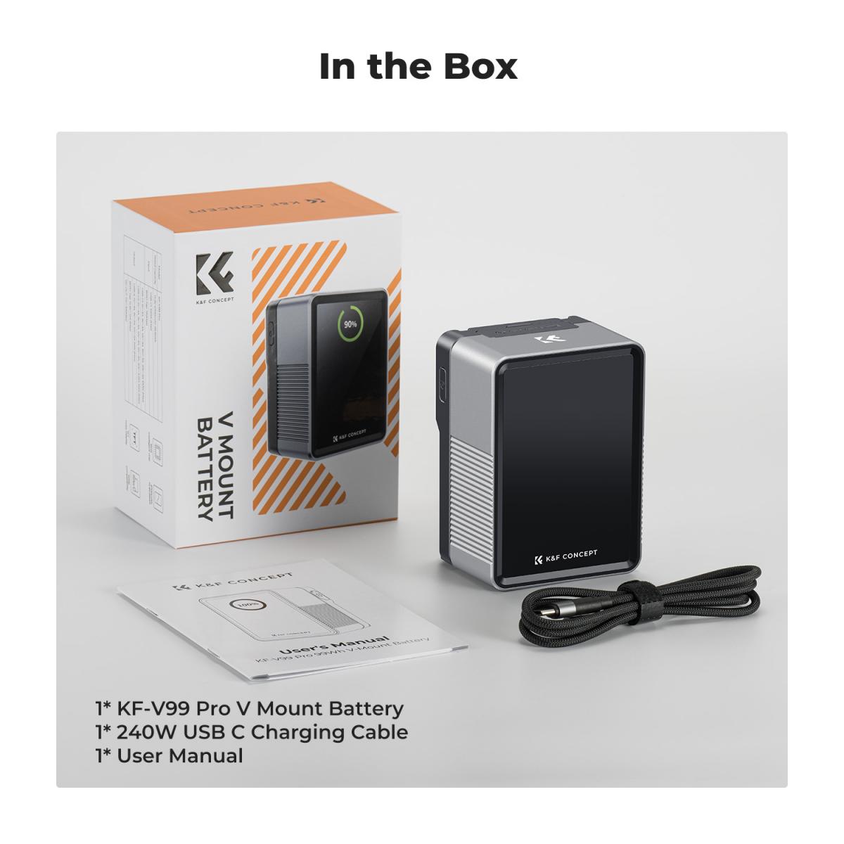 V Mount Battery |V Lock Battery| K&F Concept - K&F Concept