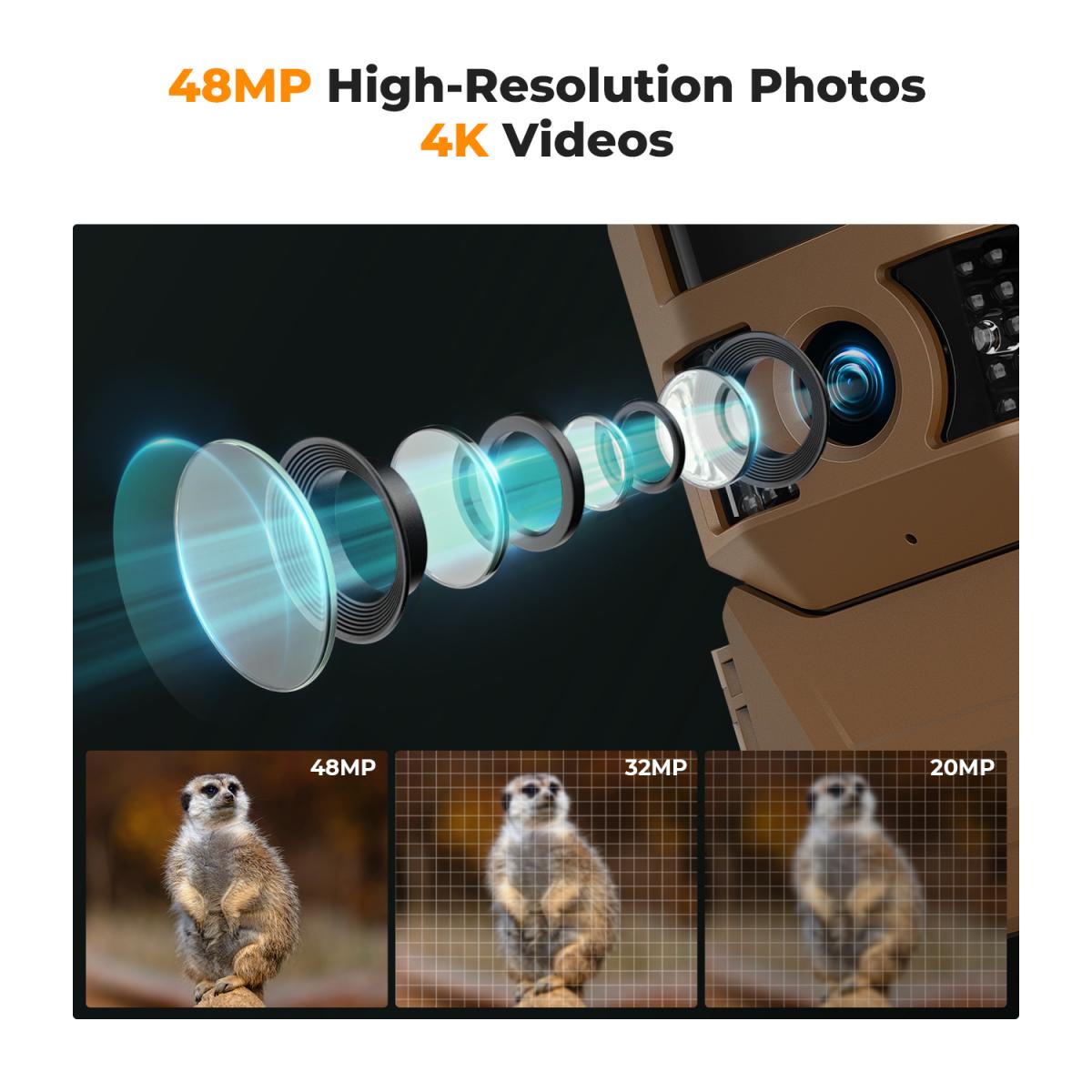 K&F Concept Solar WiFi Trail Camera | Trail Cameras - K&F Concept