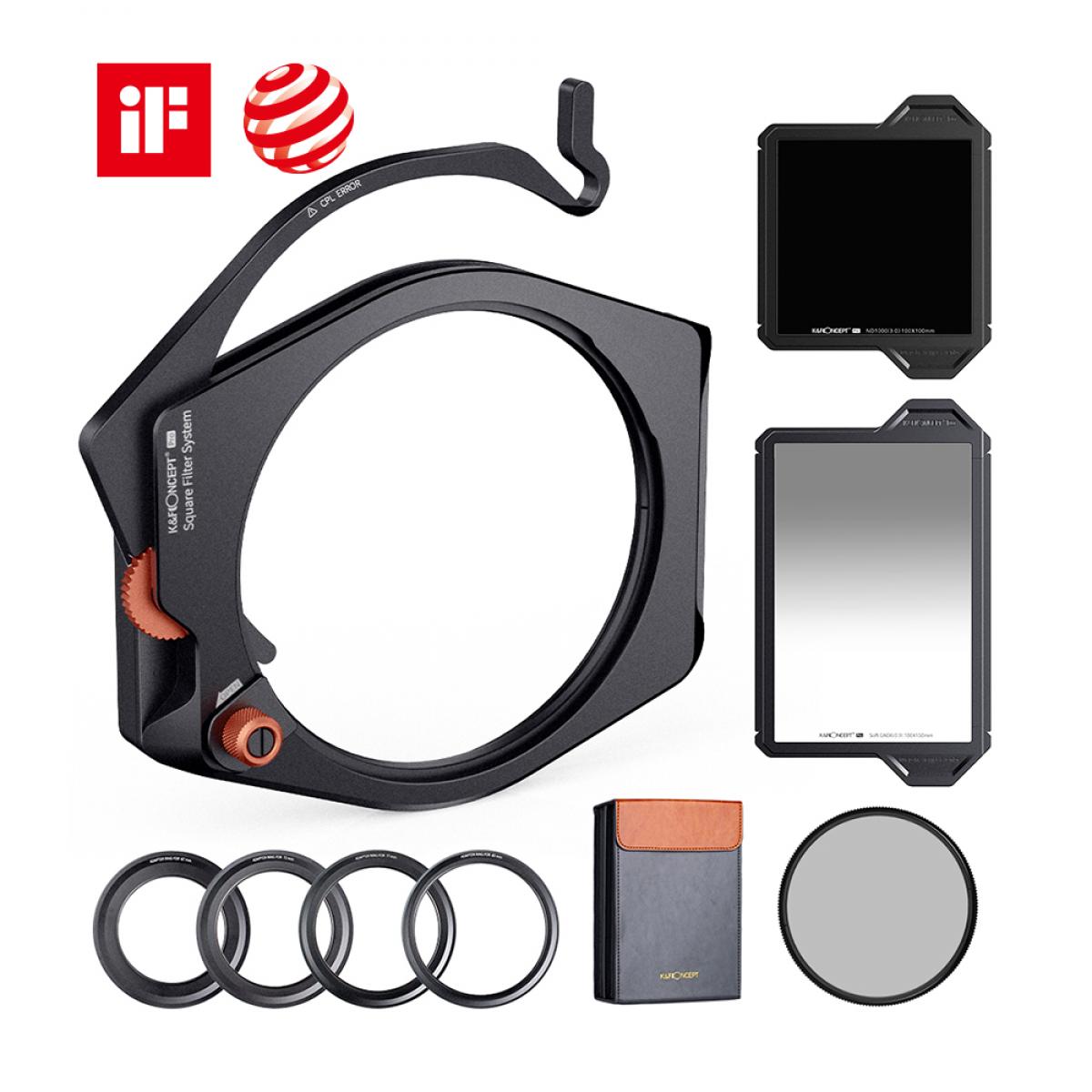 Camera Lens Holder (Filter Holder + 95Mm Circular Polarizer + Square ...