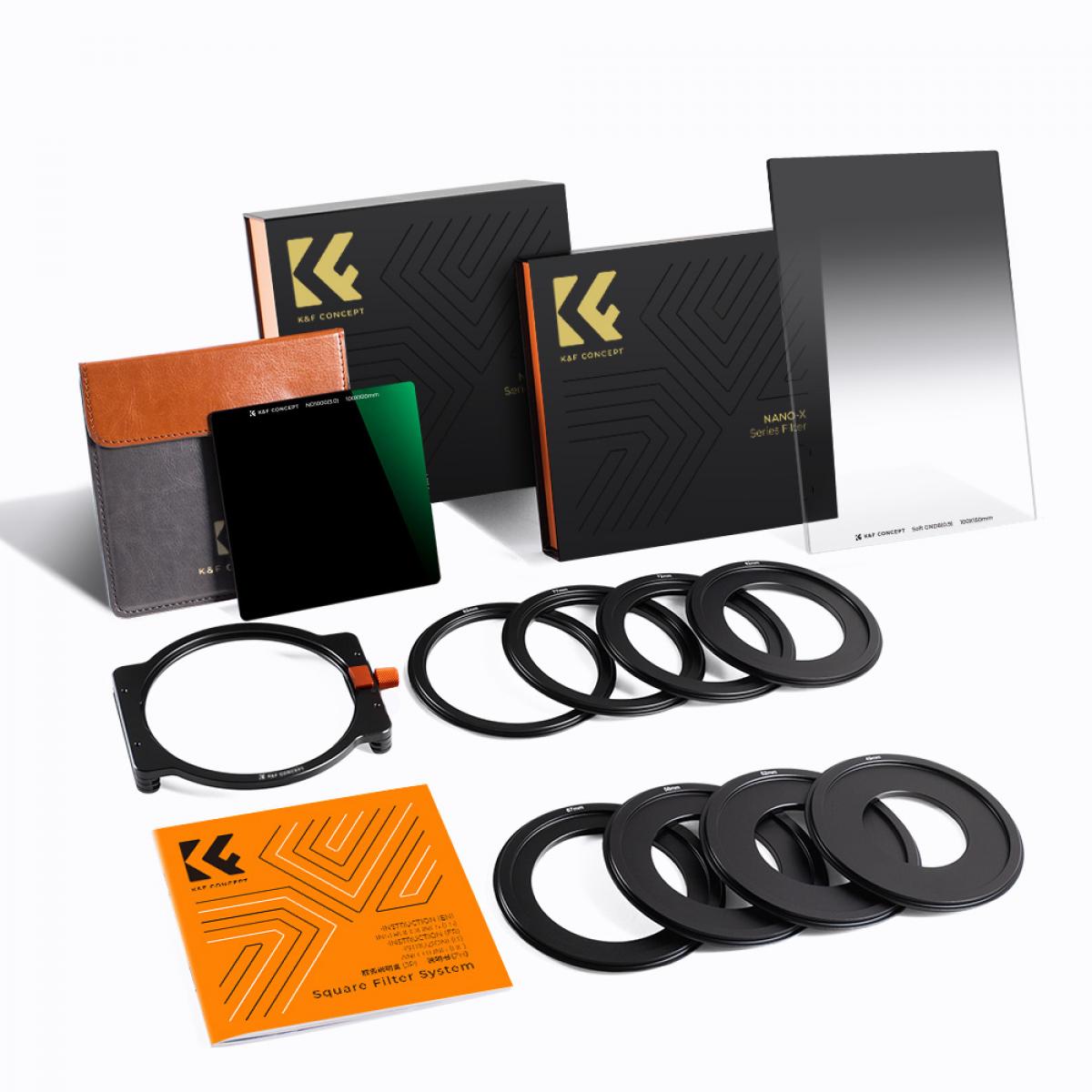 Square Nd Filter 100Mm Nd1000 150Mm Gnd8 K&F Concept - K&F Concept