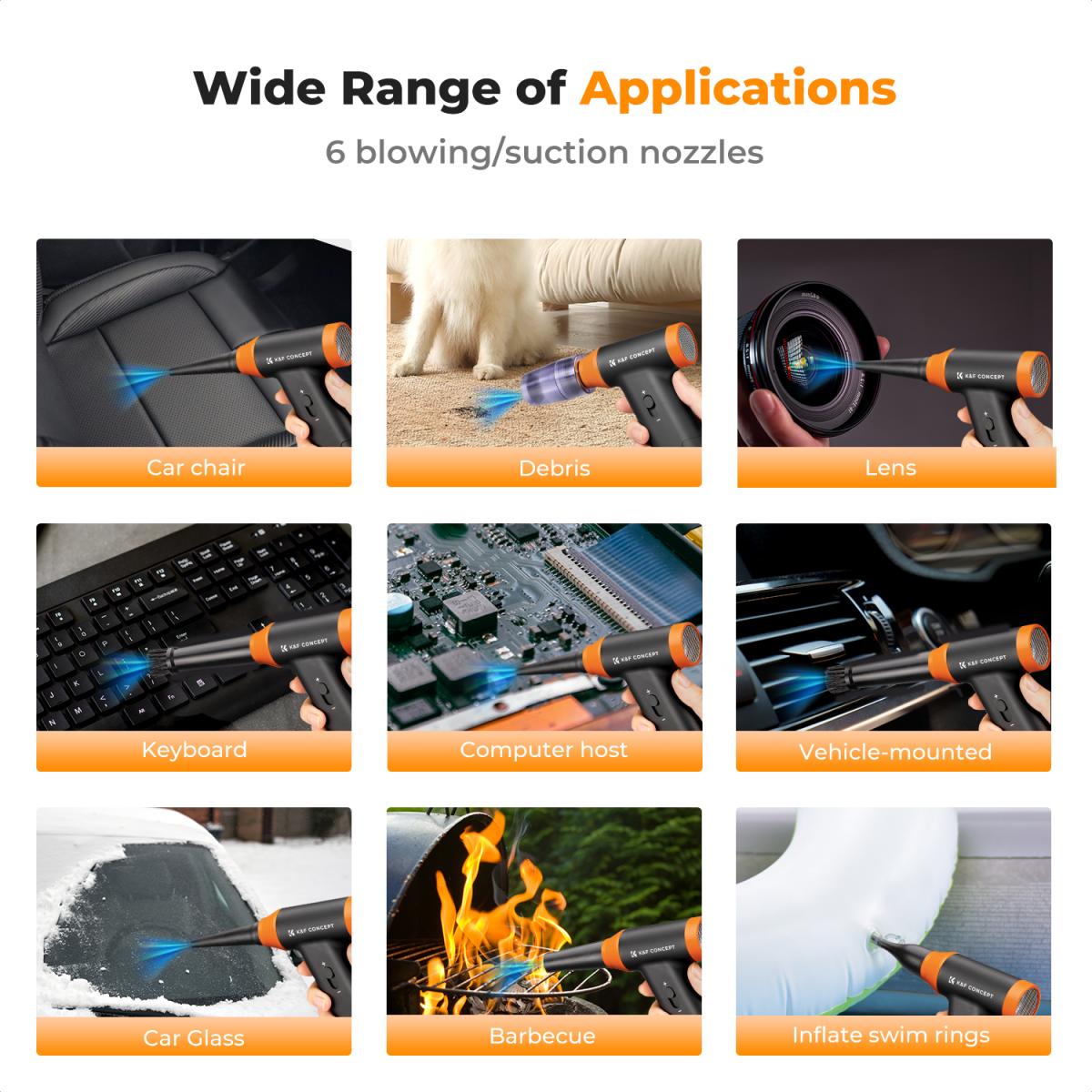 K&F Concept 14 in 1 Spolverino ad aria compressa - K&F Concept