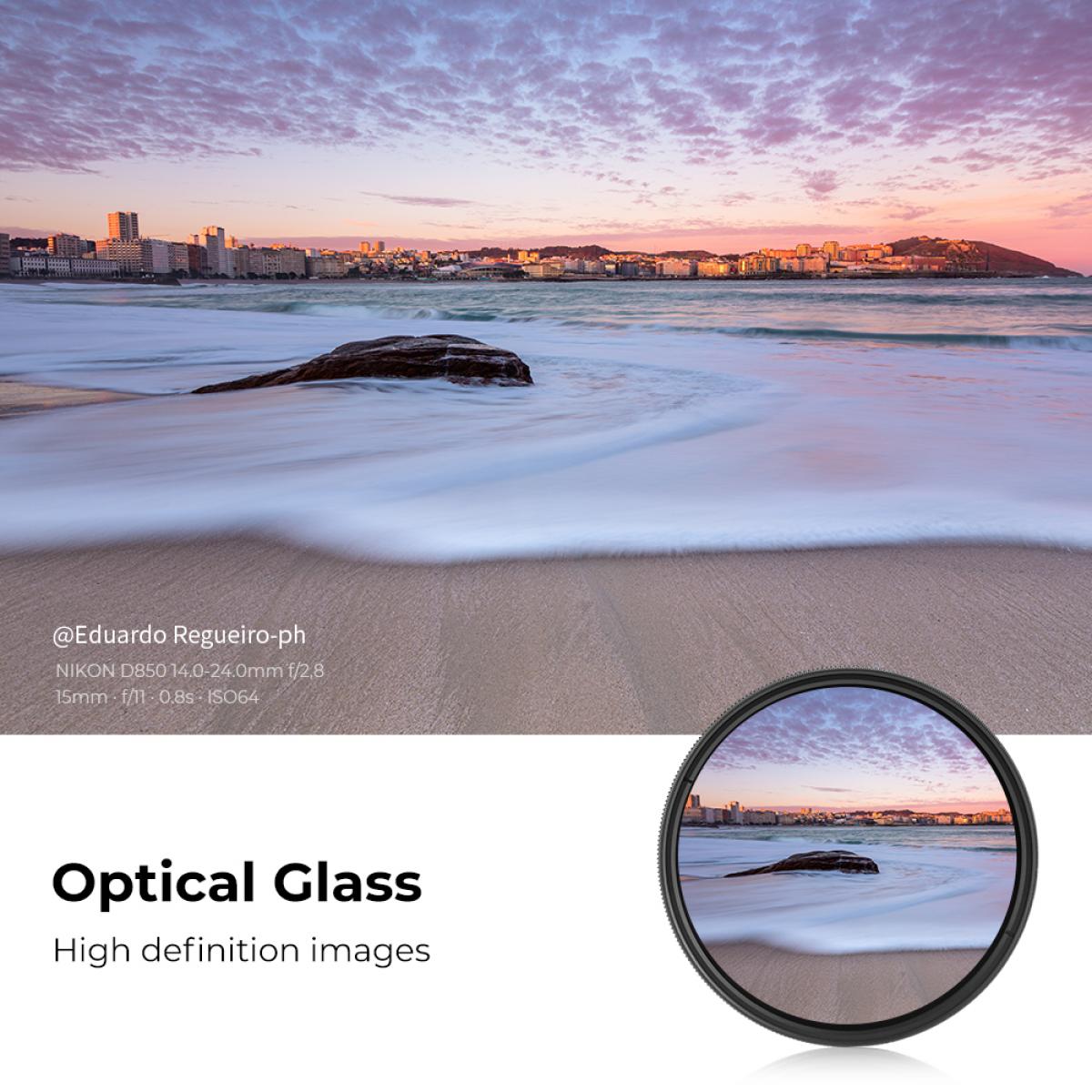 67Mm Variable Neutral Density Filter Nd2 Nd400 K&F Concept - K&F Concept